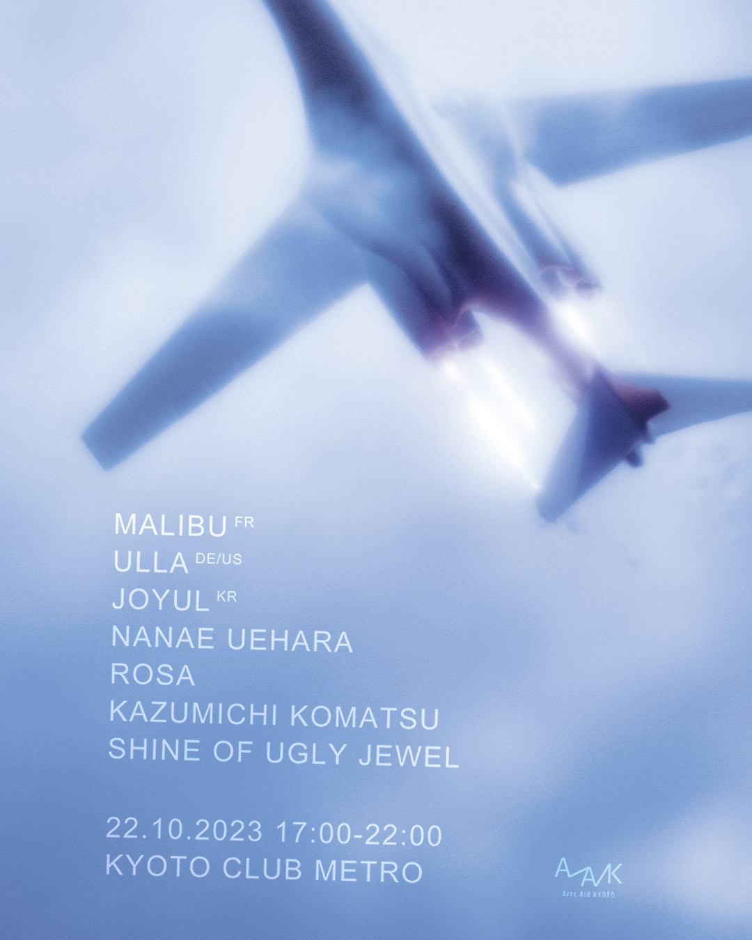 Malibu, Ulla, Joyul, 上原菜々恵, Rosa, Kazumichi Komatsu, Shine of Ugly Jewel | CLUB METRO | 京都メトロ