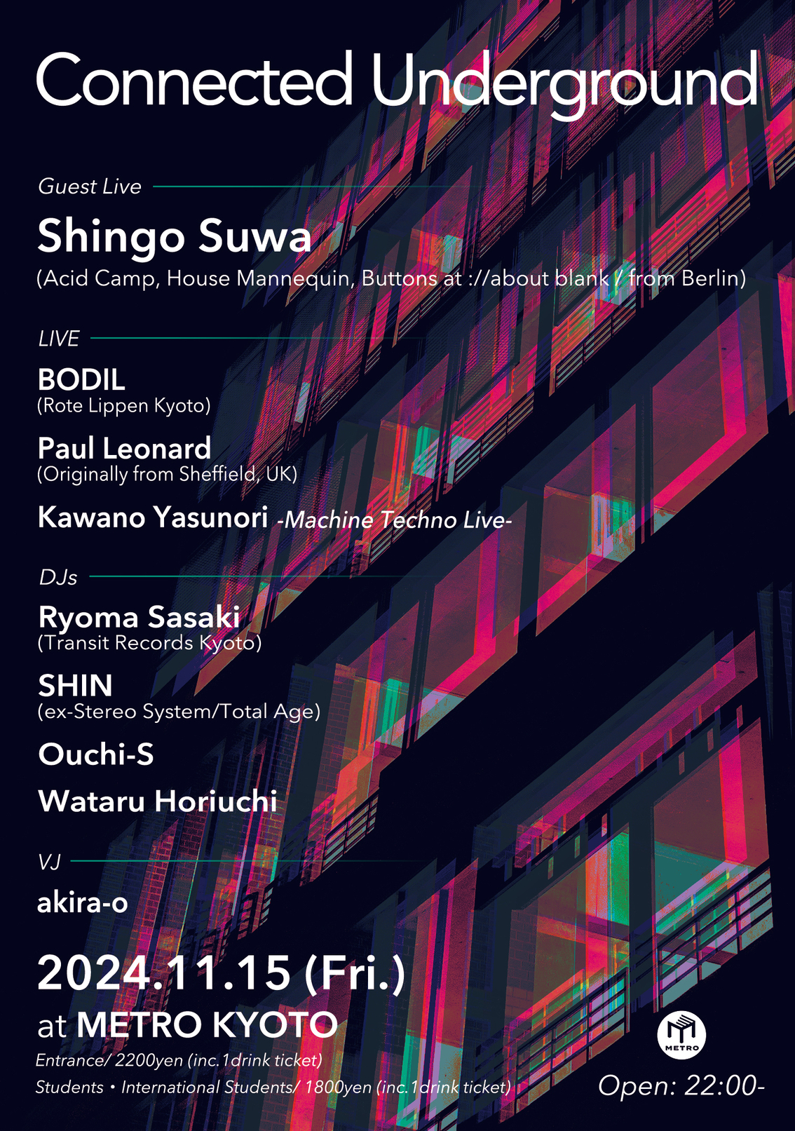 Connected Underground with Shingo Suwa (Acid Camp, House Mannequin ...